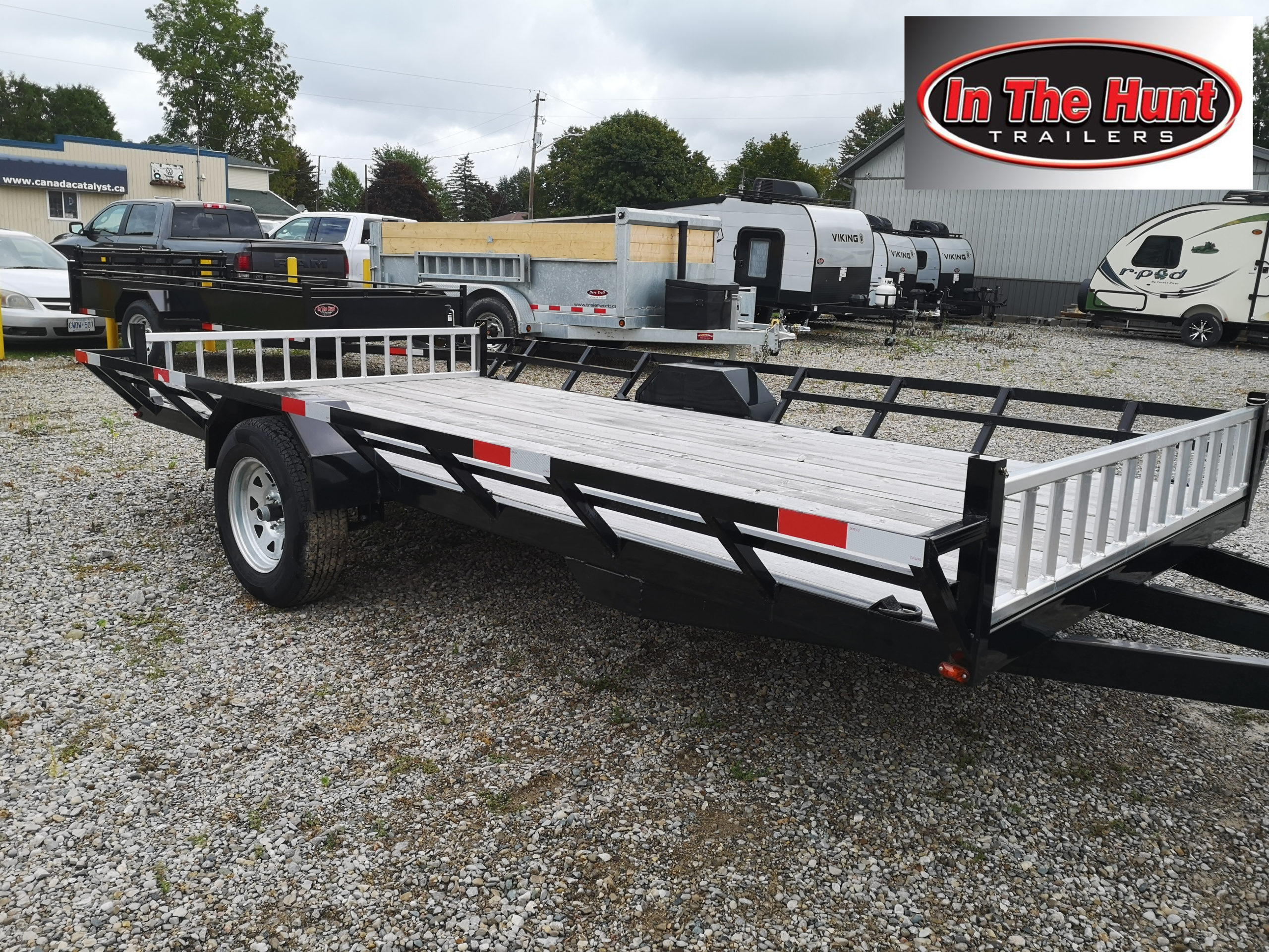 2023 Tow-Tek Trailers 7x14 Steel UTV - In The Hunt Trailers Inc.
