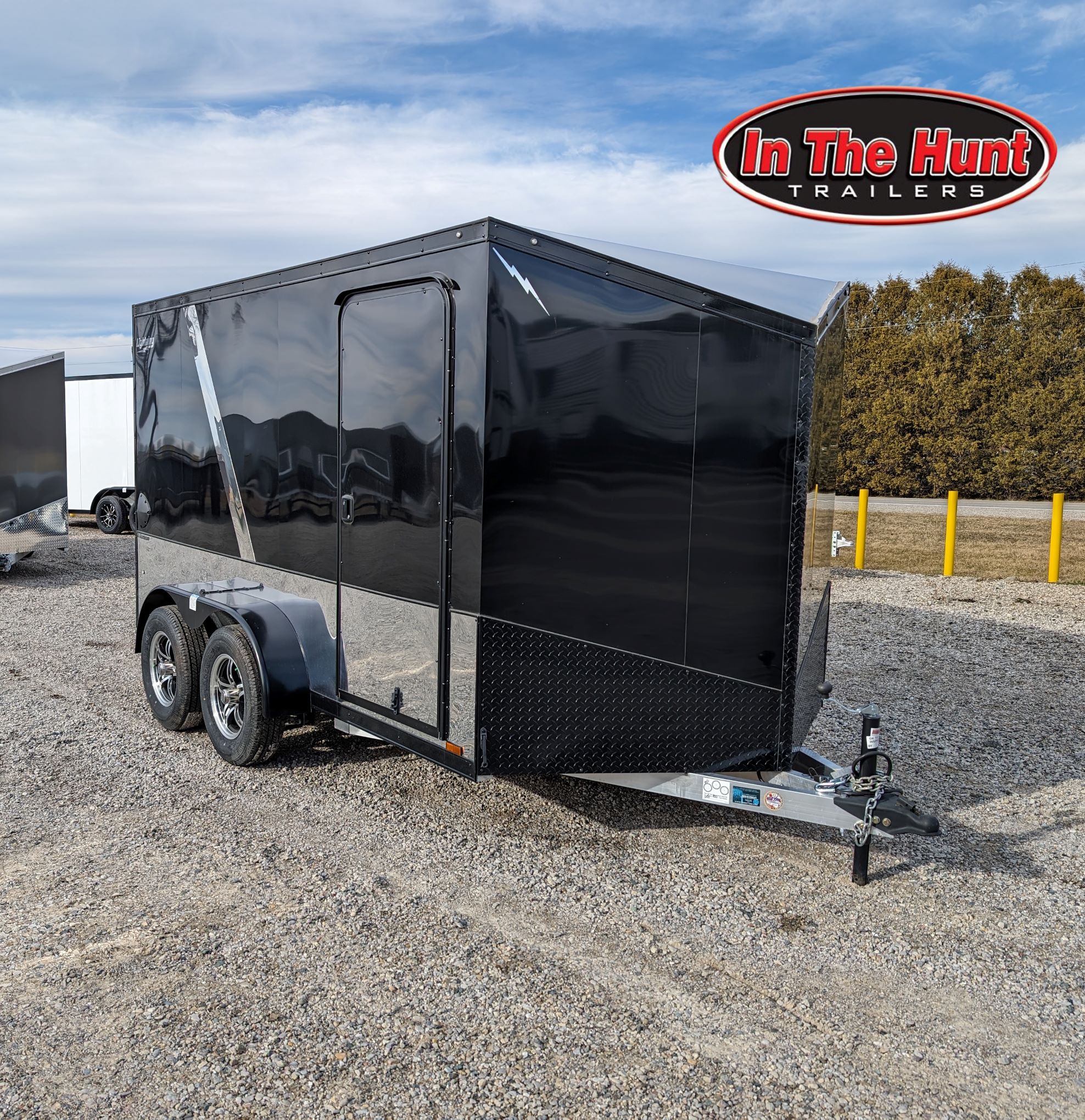 2025 Lightning 7x12 Aluminum Tandem Axle Motorcycle Package - In The ...